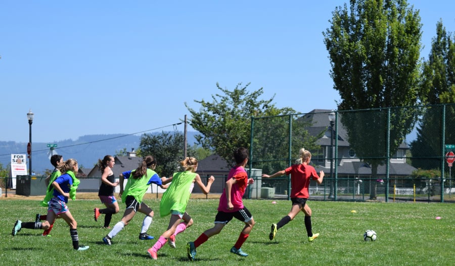 New Camas boys soccer coach gets head start at annual youth camp ...