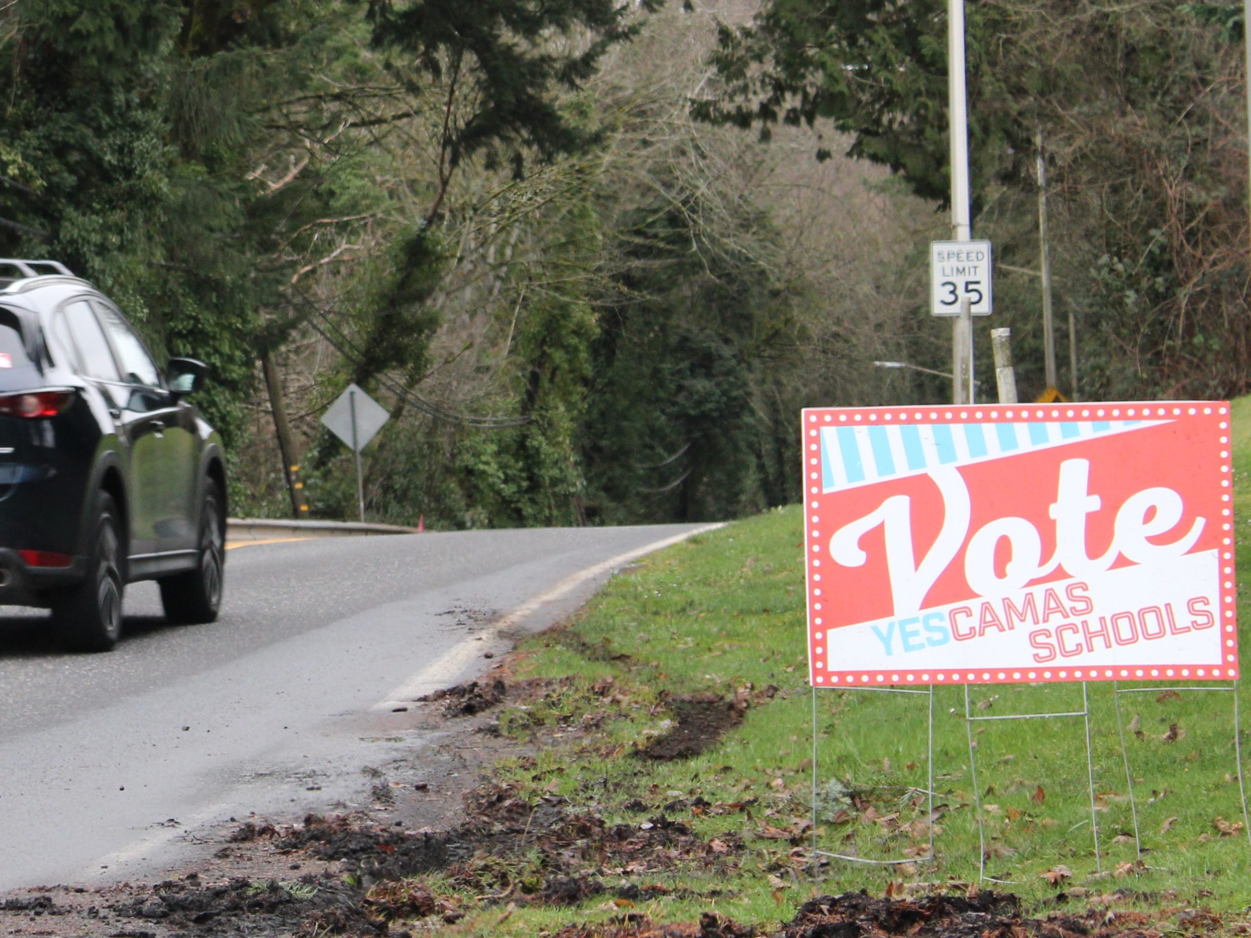 Camas school levy supporters get out the vote ahead of Feb. 13 election ...