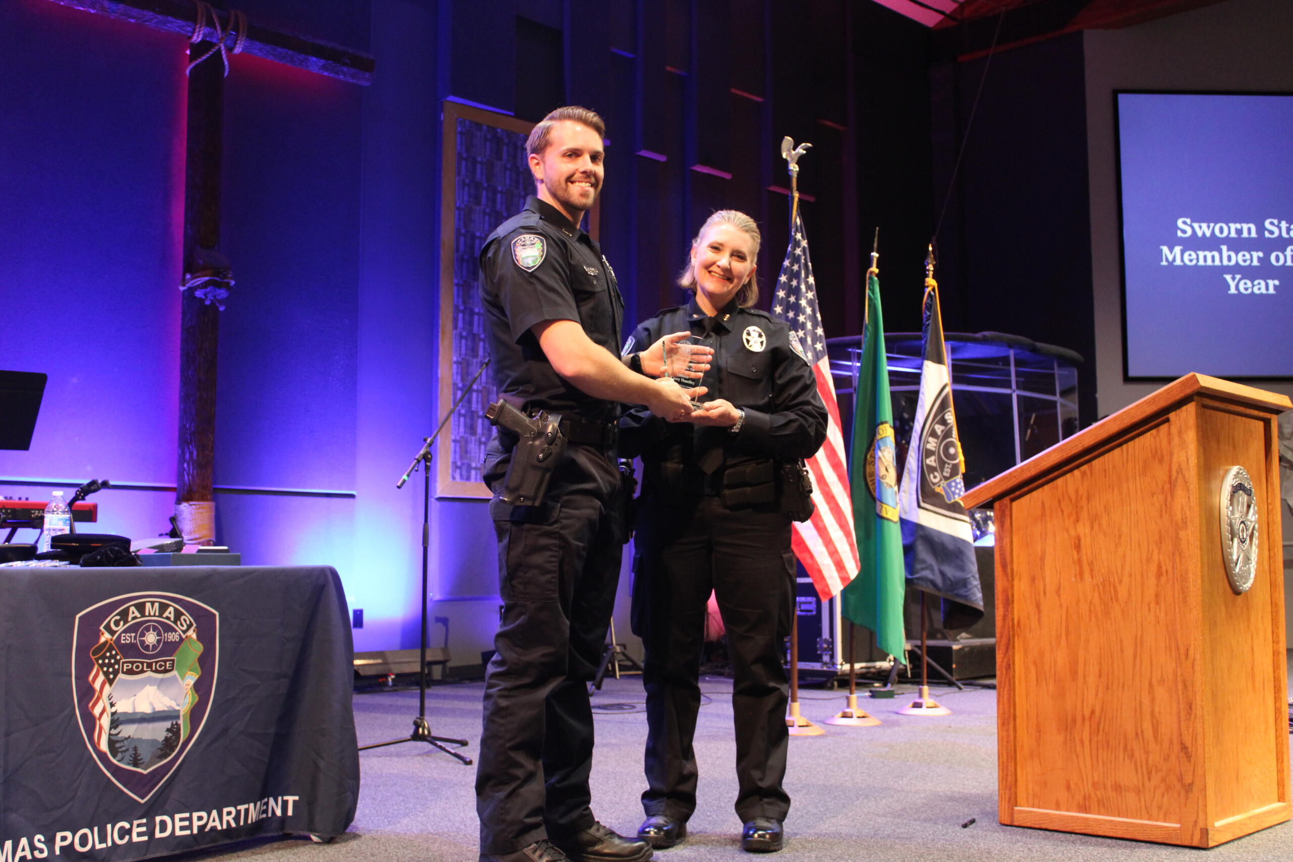 Camas police honored at inaugural awards ceremony - Camas-Washougal ...