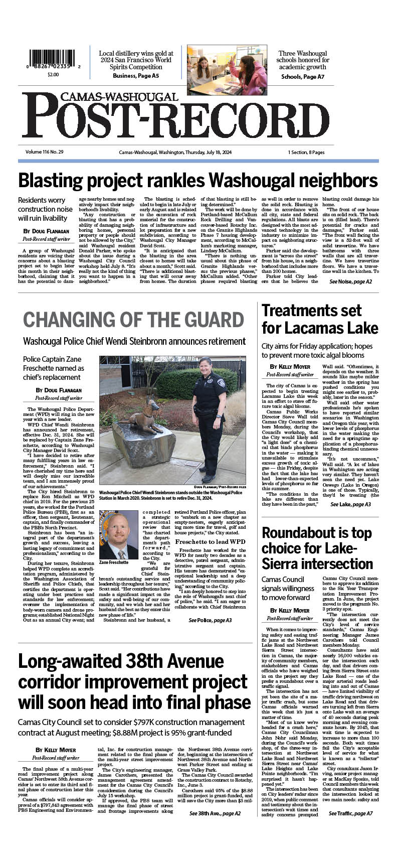 July 18, 2024 - Camas-Washougal Post-Record
